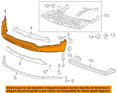 GM OEM 17-22 Trax Front Bumper Grille Bumper Components-Lower Cover ...