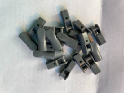 LEGO- NEW-#23443-DARK BLUISH GREY-BAR HOLDER WITH HANDLE-25 PIECES | eBay