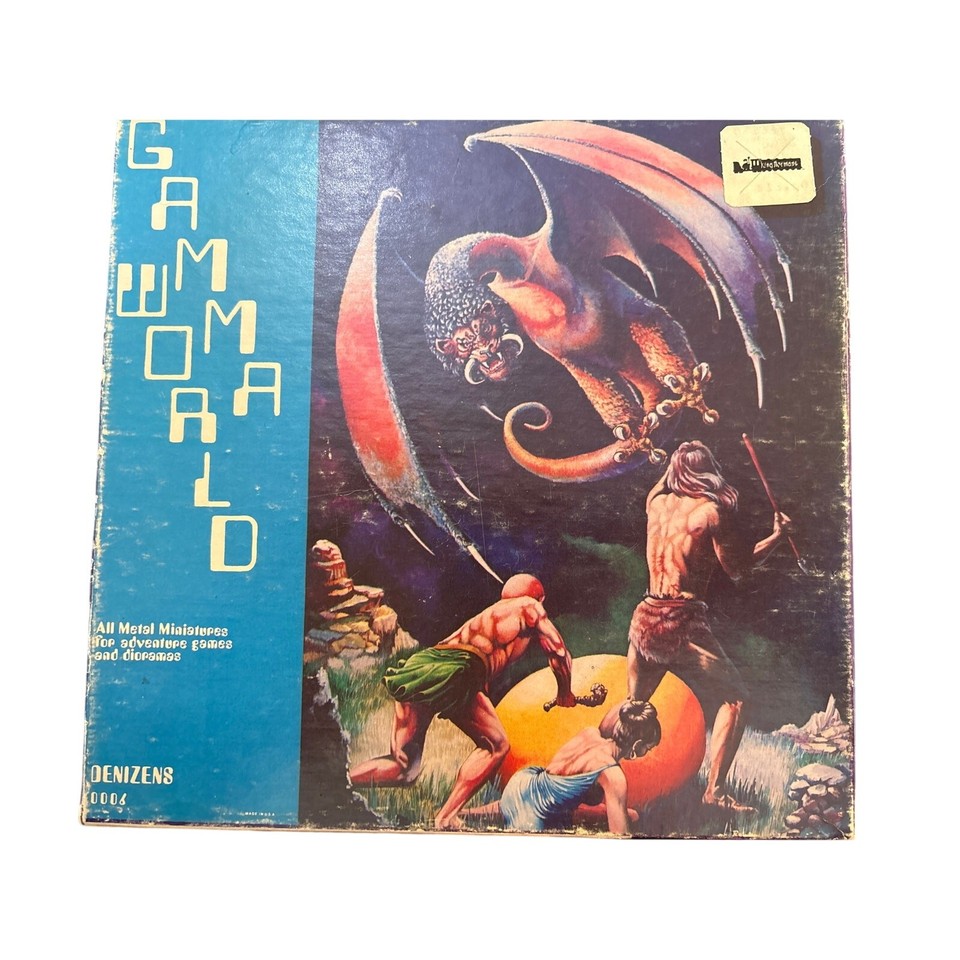 Gamma World Denizens Grenadier Miniatures box lid art Role Play box lid ...