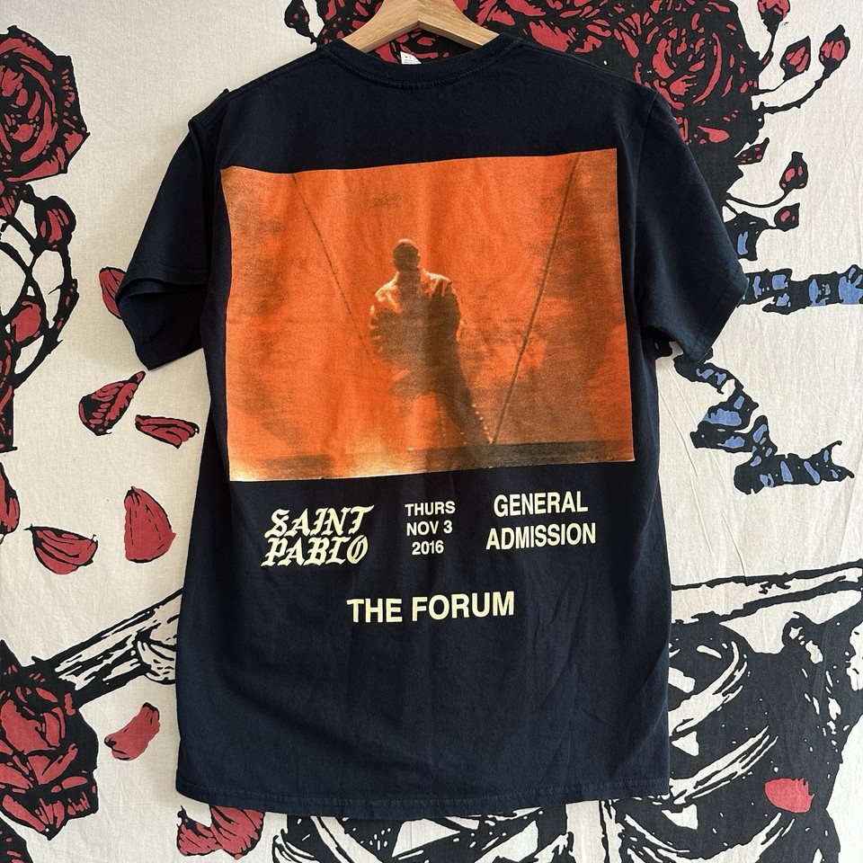 Kanye West Saint Pablo 2016 Tour Merch T-Shirt Hip Hop Rap Los Angeles ...
