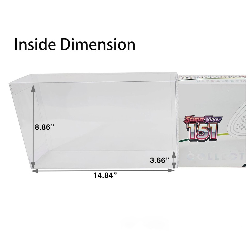 Protector for Pokemon 151 Ultra Premium Collection UPC Box UV Scratch ...