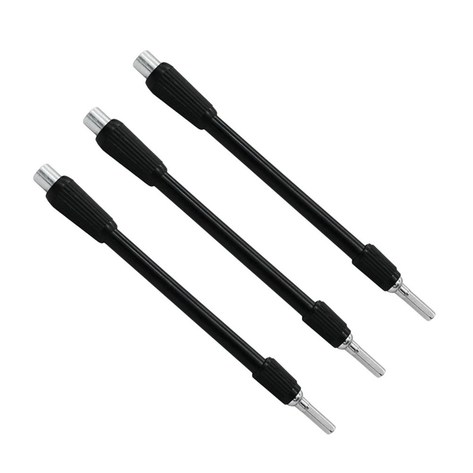 3 Pcs Flexible Drill Extension Shaft Connect Drive Bit Extensions ...