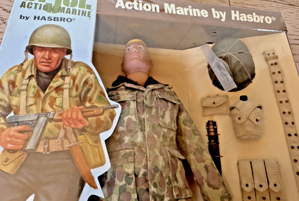GI Joe Action Marine - Crewcut Edition U.S.M.C. Raider Sealed Hasbro ...