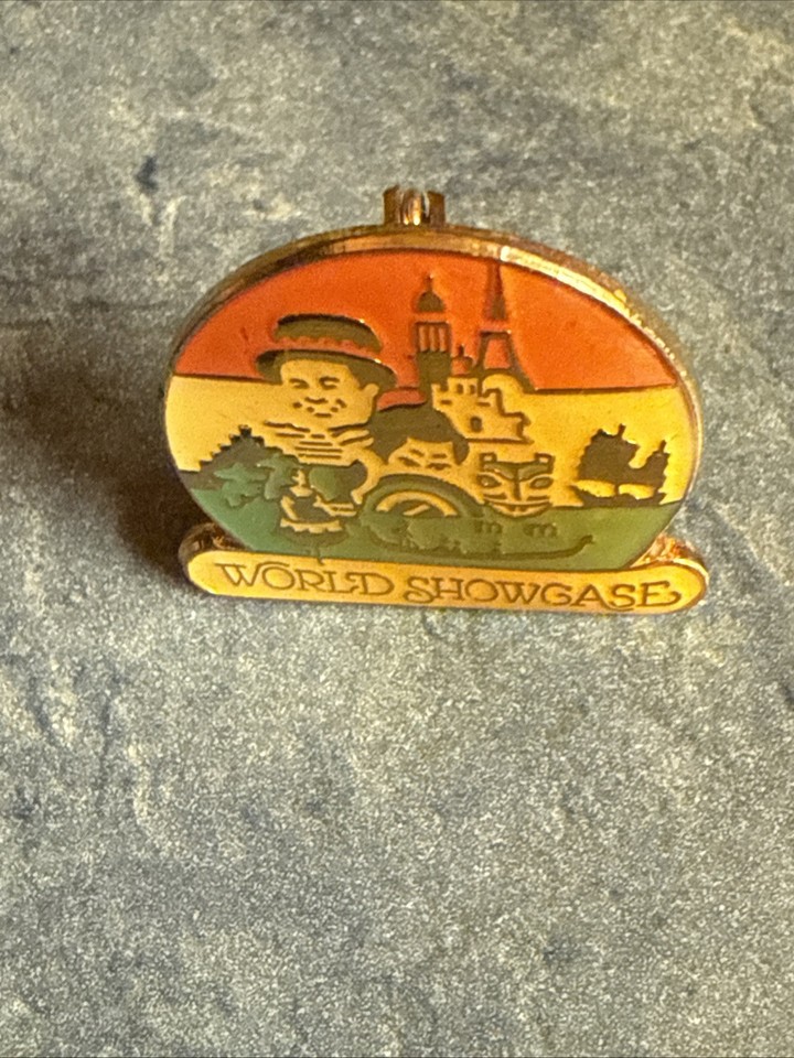 Vintage Walt Disney World Epcot World Showcase Pin 1980s Circular ...