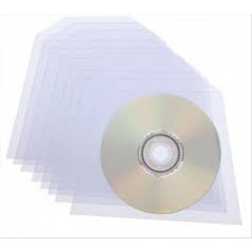 2000 x CD DVD Plastic Sleeves Wallets 120 Micron High Quality Cover ...