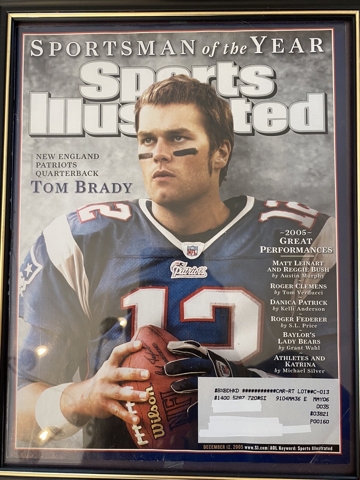3 Iconic Tom Brady Magazine Covers In Frames - Covers Only Fast ...