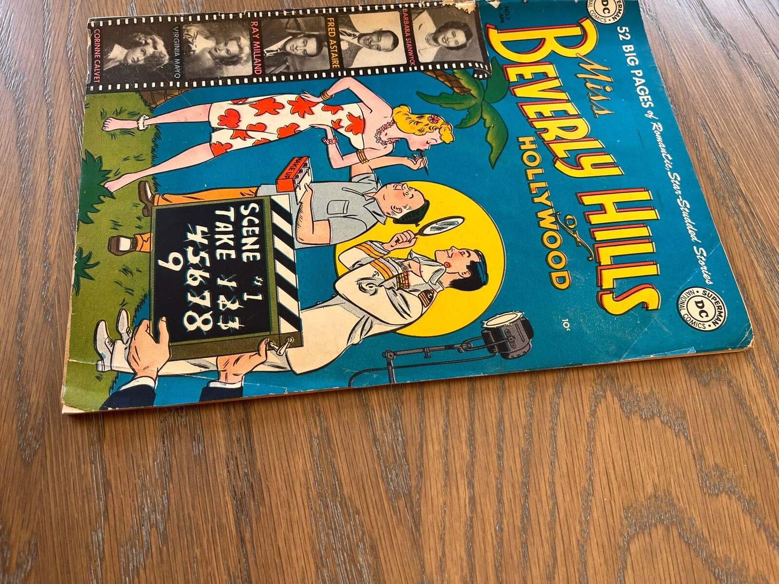 Miss Beverly Hills of Hollywood #7 GD/VG? Golden Age 1950 DC Comics HTF ...