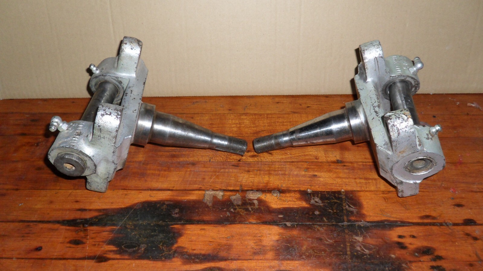 Vintage Sprint Car TAAK Front Wheel Drop Spindles USAC ASCS Ford | eBay