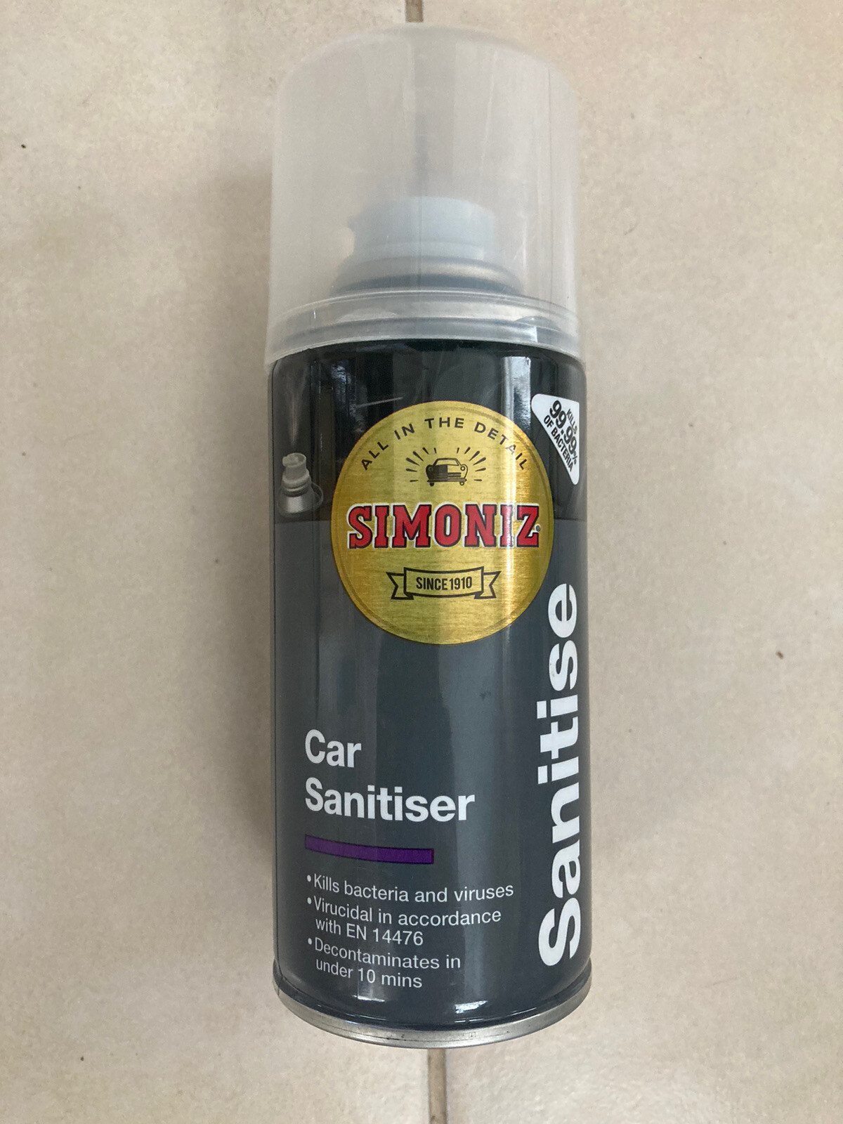 Simoniz Car Sanitizer Spray Can X 2 150ml for sale online | eBay