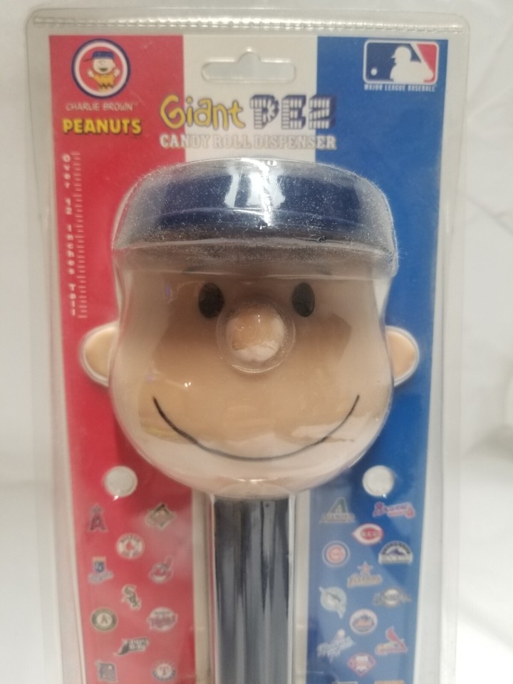 NY Yankees Charlie Brown (Peanuts) Giant Pez Dispenser | eBay