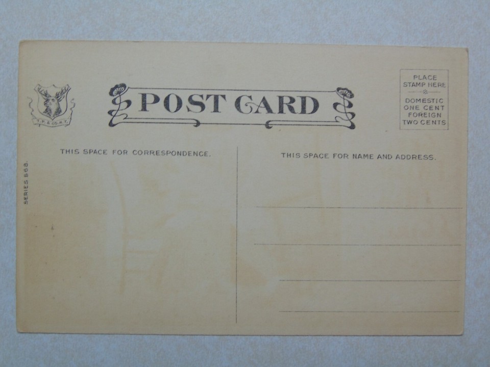 E1149 Postcard Gee I wish I had a Girl Carmichael Office Secretary and ...