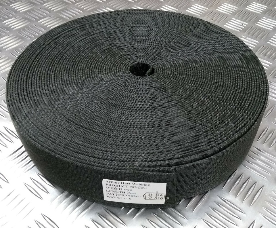 MIl-Spec Belting Ceremonial Green Courlene Belt Material Nylon Webbing ...