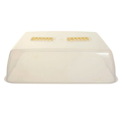 Whitefurze Strong Plastic Vented Propagator Cover Lid Large - 52cm ...