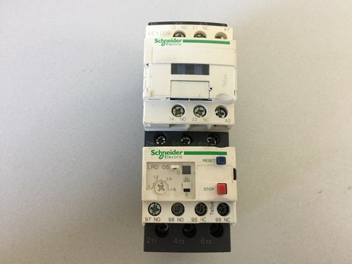 SCHNEIDER ELECTRIC LC1D09 WITH LRD06 OVERLOAD RELAY | eBay