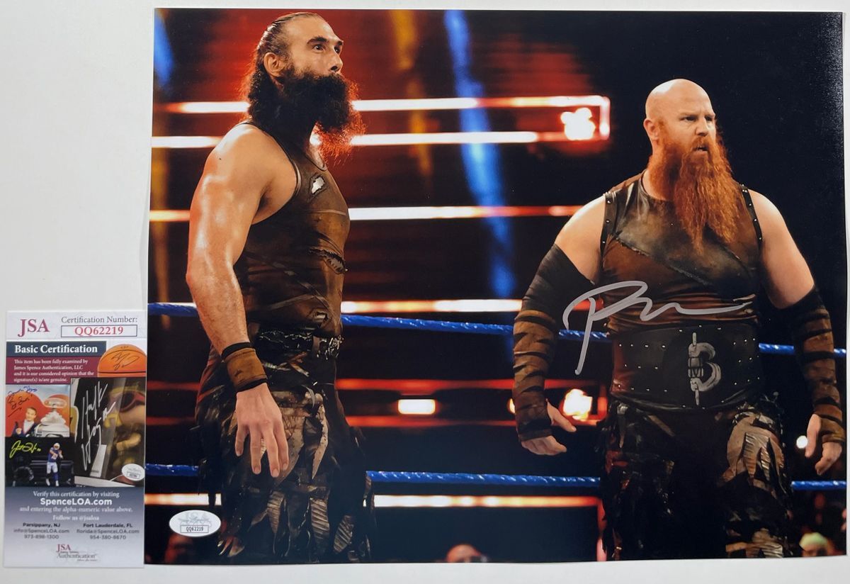 WWE NXT Eric Rowan Signed Bludgeon Brothers 11x14 Photo B Autograph JSA ...