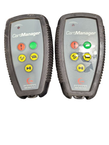 2 PACK Gatekeeper K-9400 Wireless 5-Button Portable Remote Control Cart ...