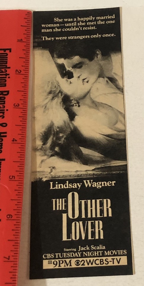 The Other Lover Vintage Print Ad Lindsay Wagner TPA20 | eBay