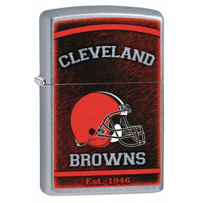 ZP8 Zippo Lighter: NFL Football Cleveland Browns Street Chrome 29939 | eBay