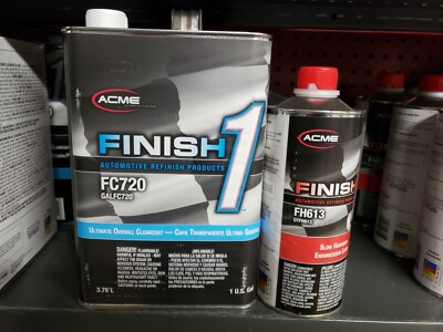 Auto Paint SHERWIN WILLIAMS FC720 GAL Finish 1 Overall w/Slow/H CLEAR ...