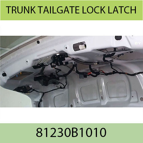 GENUINE OEM 81230B1010 TRUNK TAILGATE LOCK LATCH for Hyundai Genesis ...