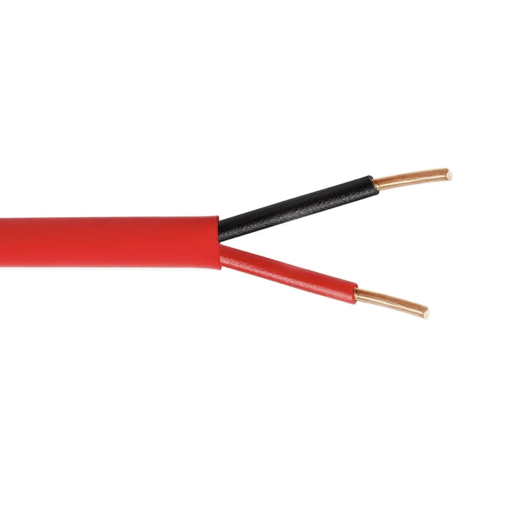 1000' 18/2 Unshielded FPLP Plenum Data Grade Fire Alarm Cable Red ...