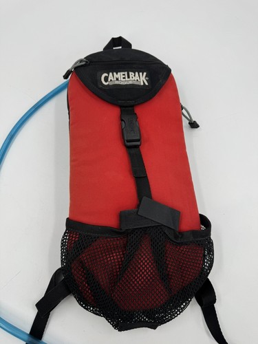 Camelback Rogue Red Hydration Backpack Zipper Pocket with Bladder | eBay