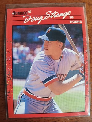 DOUG STRANGE DETROIT TIGERS 1990 DONRUSS BASEBALL CARD #535 | eBay