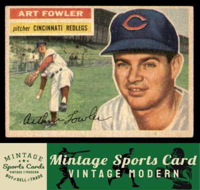 1956 Topps - Art Fowler - #47 Cincinnati Reds | eBay