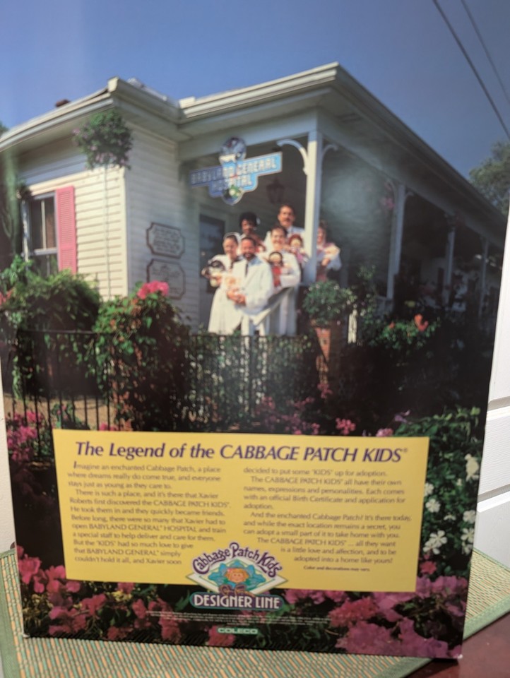 VTG 1988 Cabbage Patch Kids Designer Line Doll Red Haired Boy EXC in ...