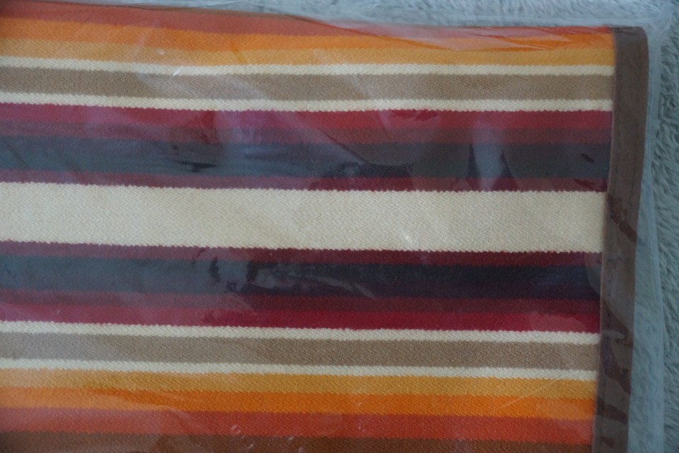 Pendleton Serape Archival Wool Blanket Striped 64"x72" Ralston Tan USA ...