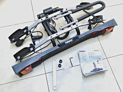 Thule 9502 RideOn tilting 2-bike towball Carrier Rack with Accessories ...