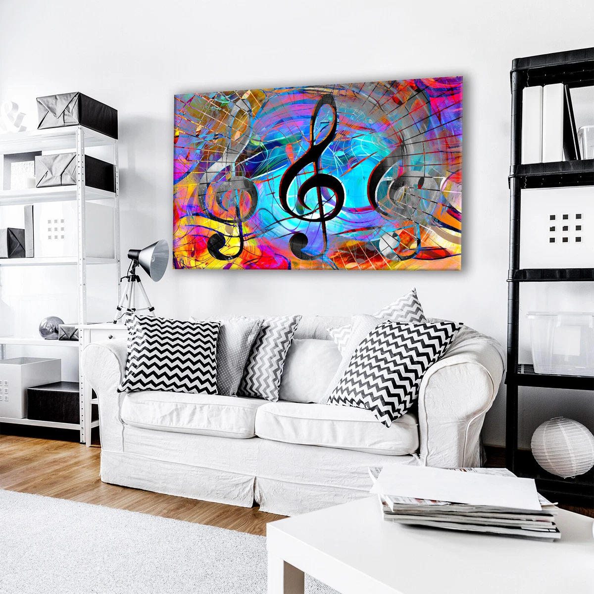 Abstract Music Notes Paintings