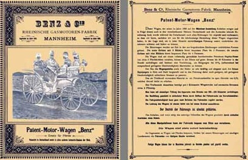 Benz 1888 - Benz & Cie Rheinische Gasmotoren Fabrik - Mannheim (In ...