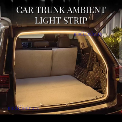 Modify Car Trunk Ambient LED Light Strip Illumination for 2019-2025 ...