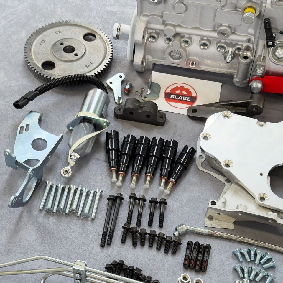 24 valve p pump conversion kit 500-550hp with billet timing cover and ...