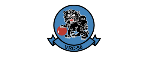 4" us navy vrc-50 fleet tactical support squadron bumper sticker decal ...
