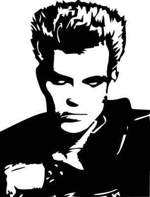 Billy Idol vinyl decal sticker Rebel Yell Mony White Wedding 80's New ...