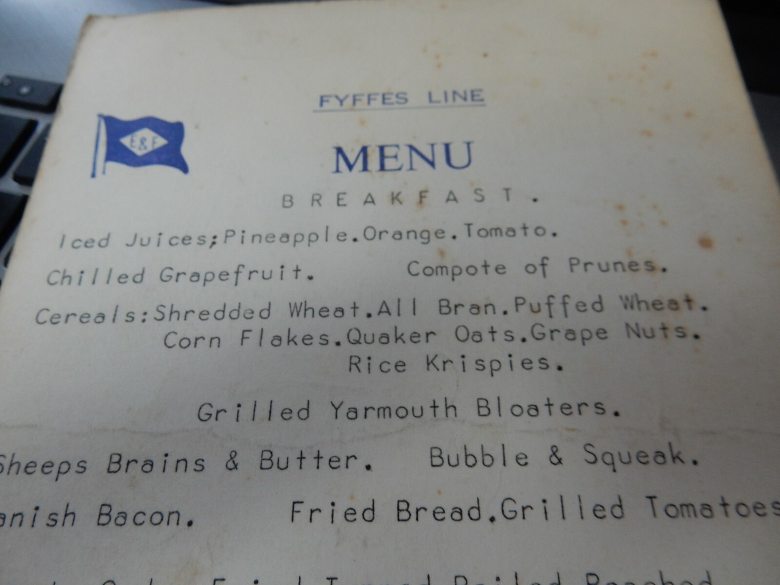 1969 TSS GOLFITO artist Caribbean ink sketch FYFFES LINE | eBay UK