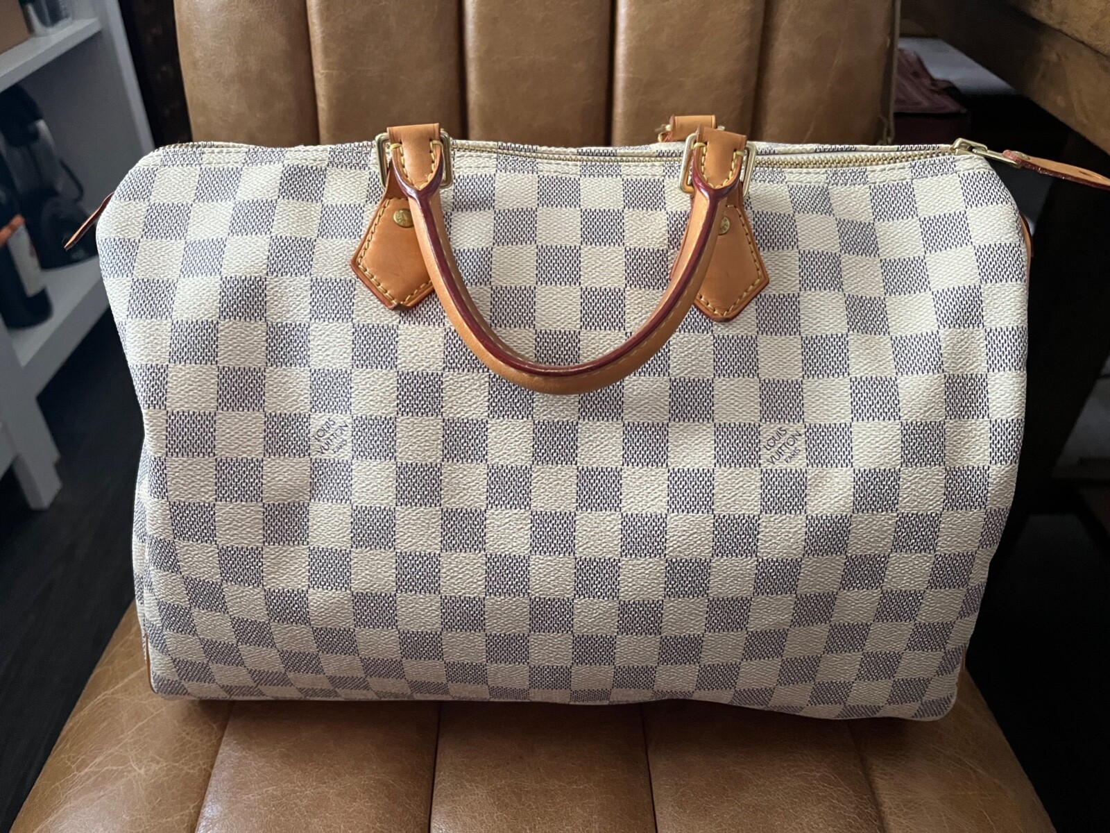 Louis Vuitton Speedy 35 Damier Azur Canvas - Gem