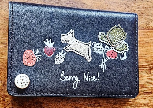 Radley Berry Nice Credit Card Holder With Dust Bag | eBay
