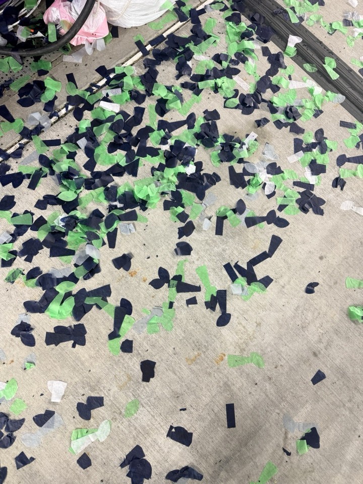 2026 Seattle Seahawks Super Bowl Champion Confetti From Field ...