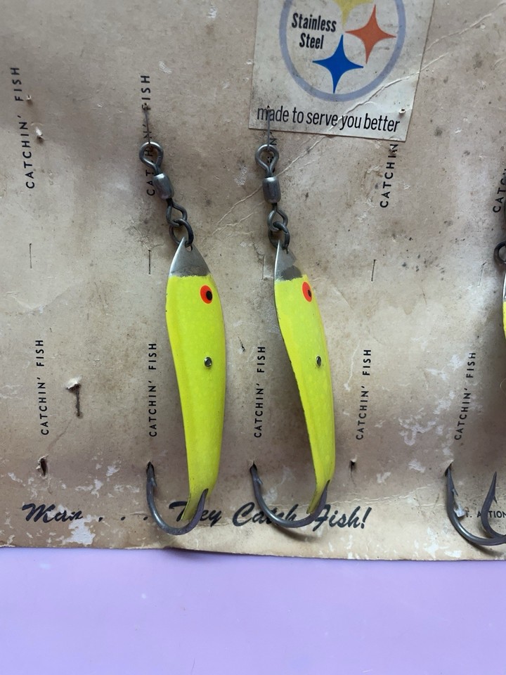 Vintage Captain Action Fishing Spoon Lure Store Display. PA. Banana ...