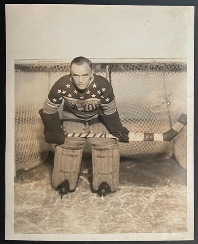 1929 New York Americans Roy Worters Vintage Type 1 Photo NHL HOF | eBay
