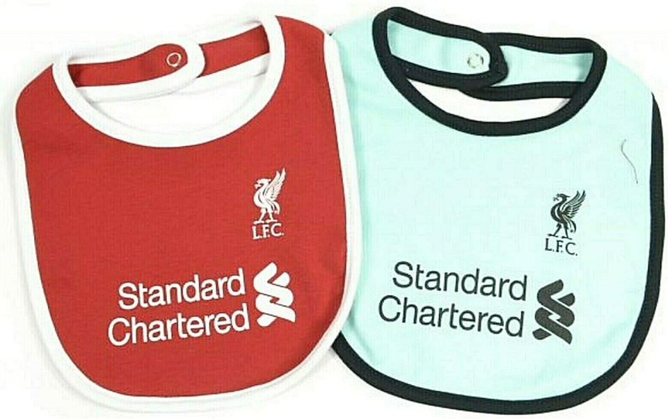 LIVERPOOL FC BABIES FOOTBALL KIT BODY PRAM SUIT BABY GROW VEST x 2 LFC ...