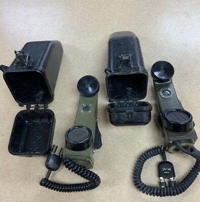 TA-1/PT US Military Telephone Untested Vintage Field Phone Set | eBay