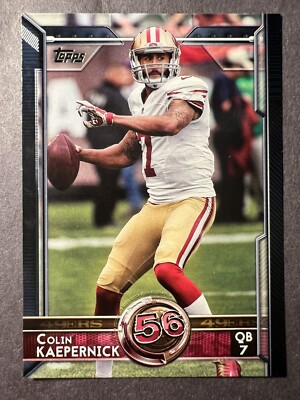 2015 Topps Colin Kaepernick San Francisco 49ers Topp 60 Card #362 | eBay