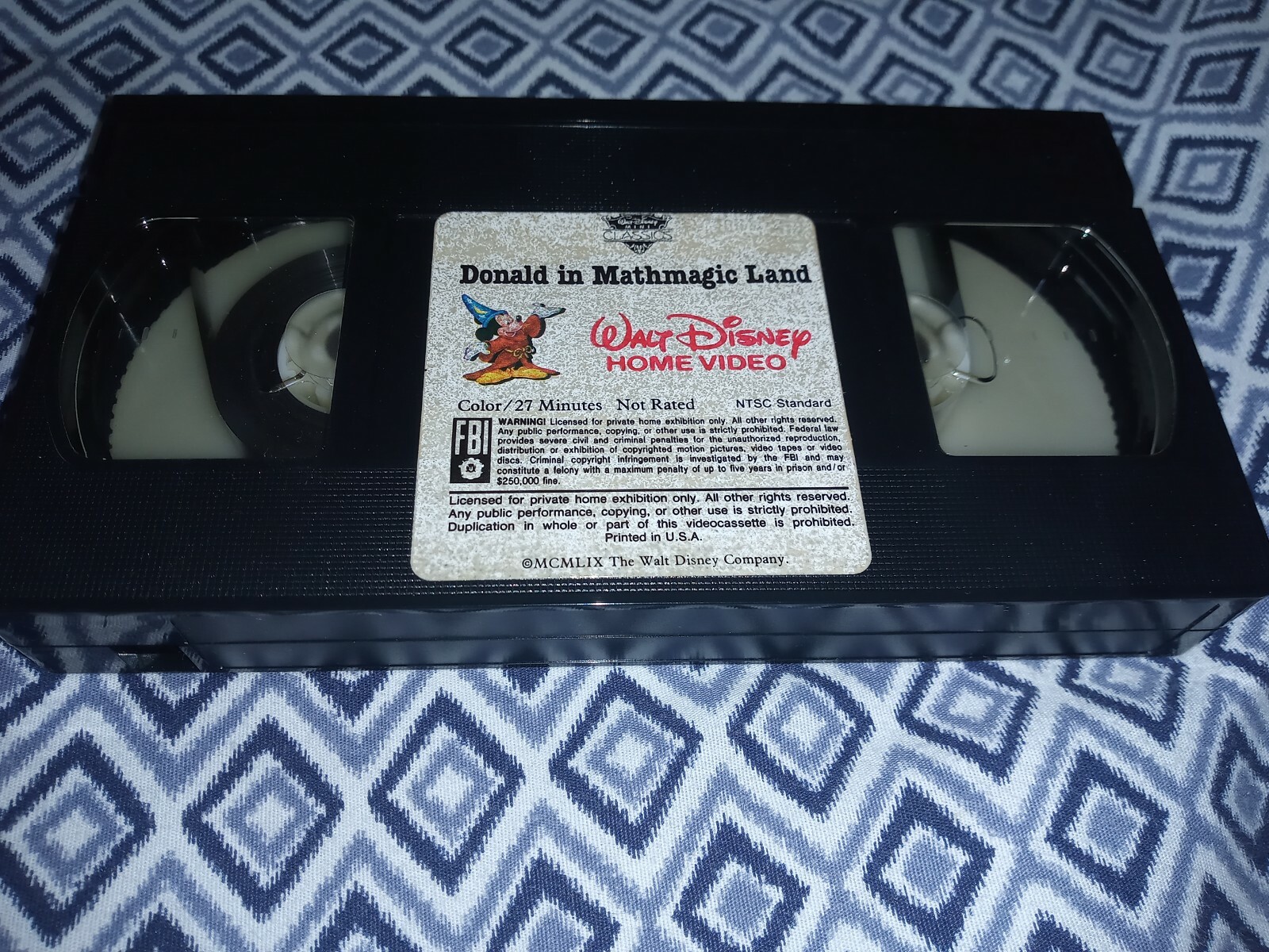 Walt Disney Mini Classics Donald in Mathmagic Land VHS Video Tape used ...