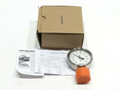 3-1/2" Ashcroft 35-1032-S-15L-30IMV&30#-XC4NMPS Sanitary Gauge 30PSI ...