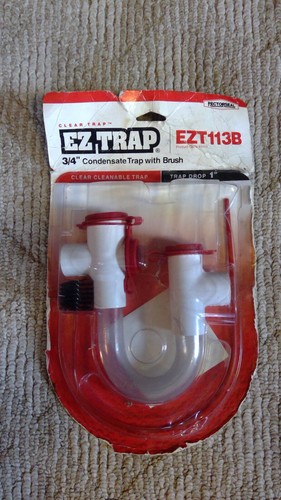 Rectorseal EZT113B EZ Trap 3/4" Condensate Trap with Brush Sealed New ...