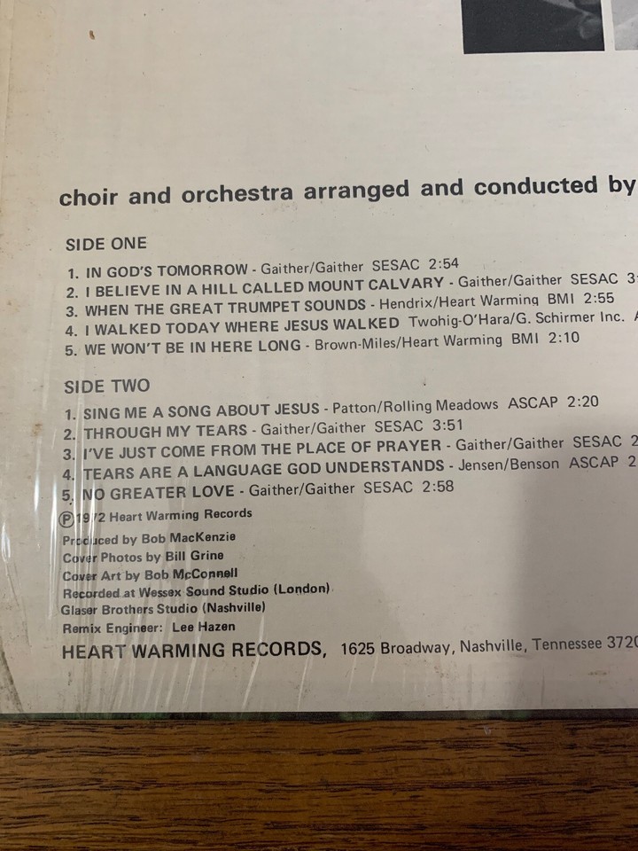 Danny Gaither Sweet And High Album | eBay